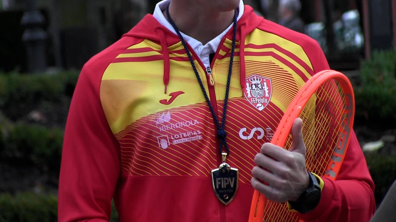 El mejor jugador del mundo de frontenis es leonés: «Cuando gané me ...